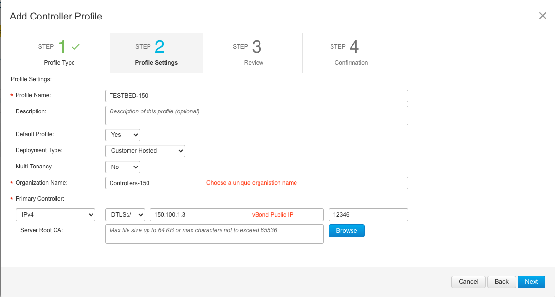 Cisco Sd Wan Lab Controllers Deployment